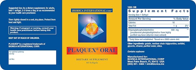 PLAQUEX ORAL – Marcus Institute of Integrative Health