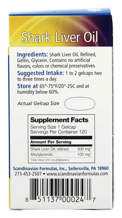Shark Liver Oil – Marcus Institute of Integrative Health
